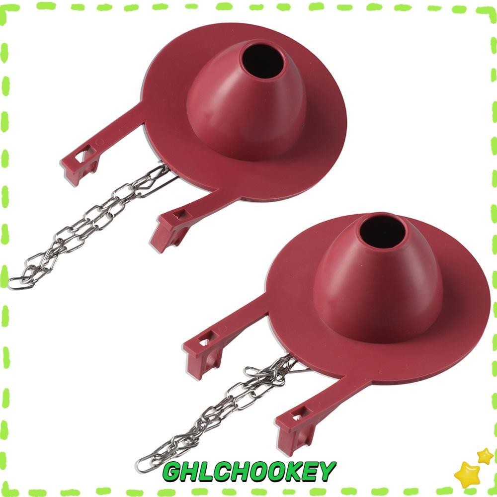 GHLCHOOKEY 2pcs Toilet Flapper Replacement Kit, Silver Rubber 2-inch ...