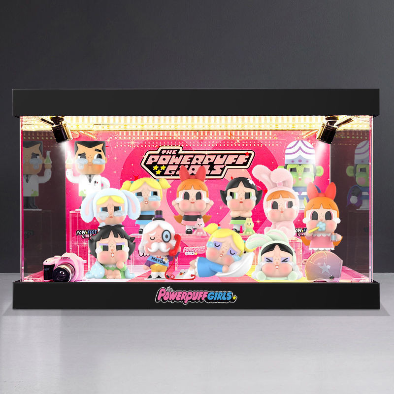Acrylic display box Pop mart Crying BabyCRYBABYThe Powerpuff Girls ...