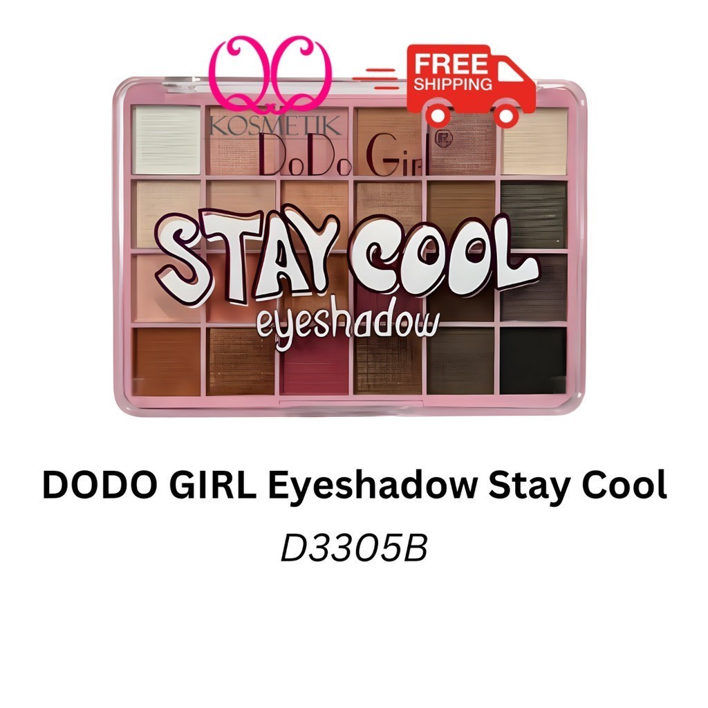 DODO GIRL Eyeshadow Stay Cool 24C D3305B Pembayang Mata Pigmented color ...