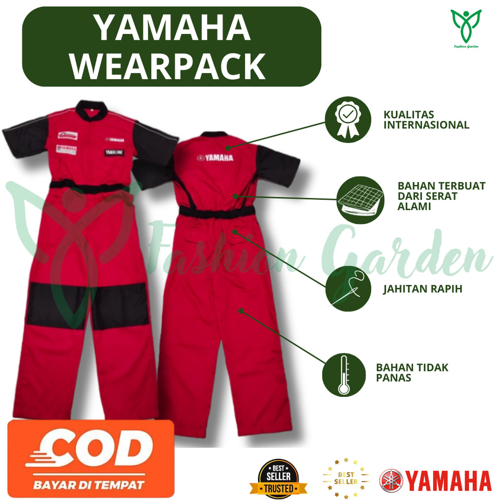 Yamaha Mechanic Uniform | Yamaha Wearpack | Yamaha Mechanic Uniform ...
