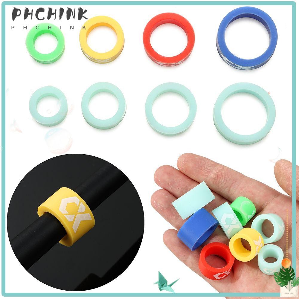 CHINK Fishing Rod Stop Rubber Float Stopper Silicone Finger Rod Ring ...