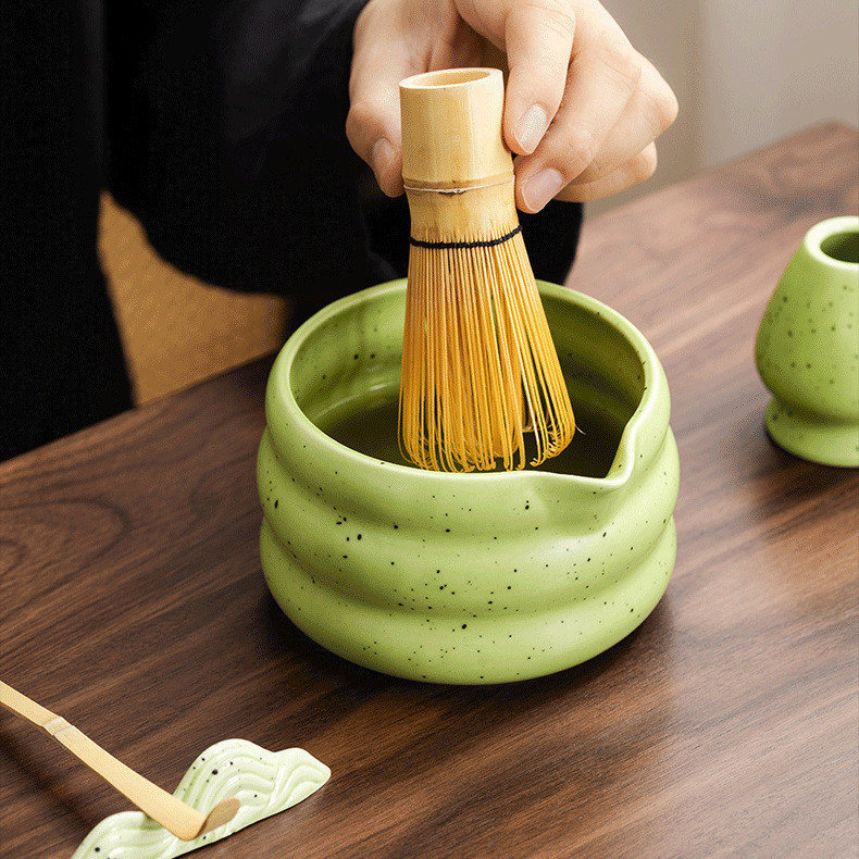 Japanese Matcha Suit4Set of Matcha Bowl Matcha Brush Matcha Stirring ...