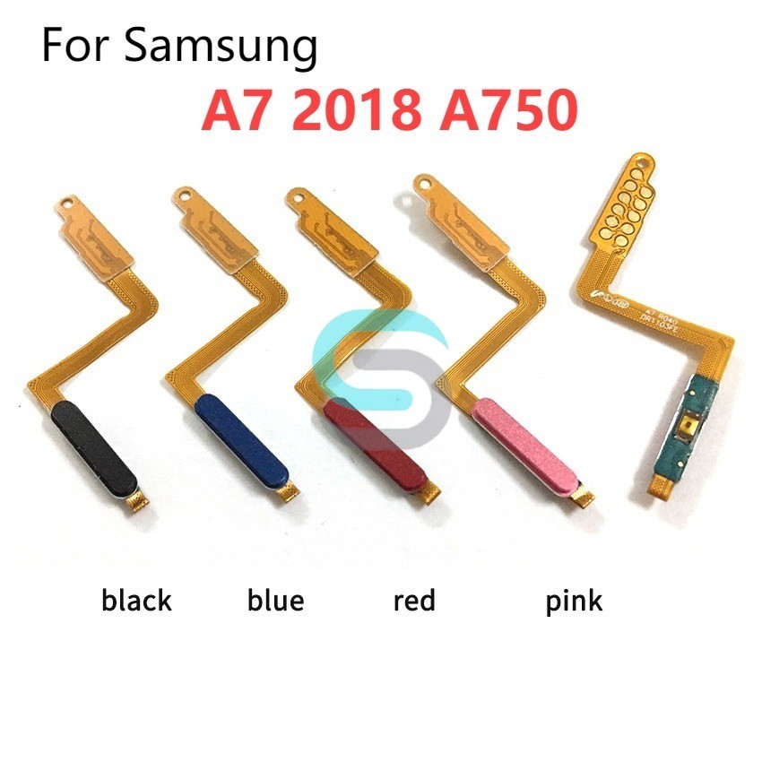 For Samsung Galaxy A7 2018 A750F Power Button Flex Cable Side Key ...