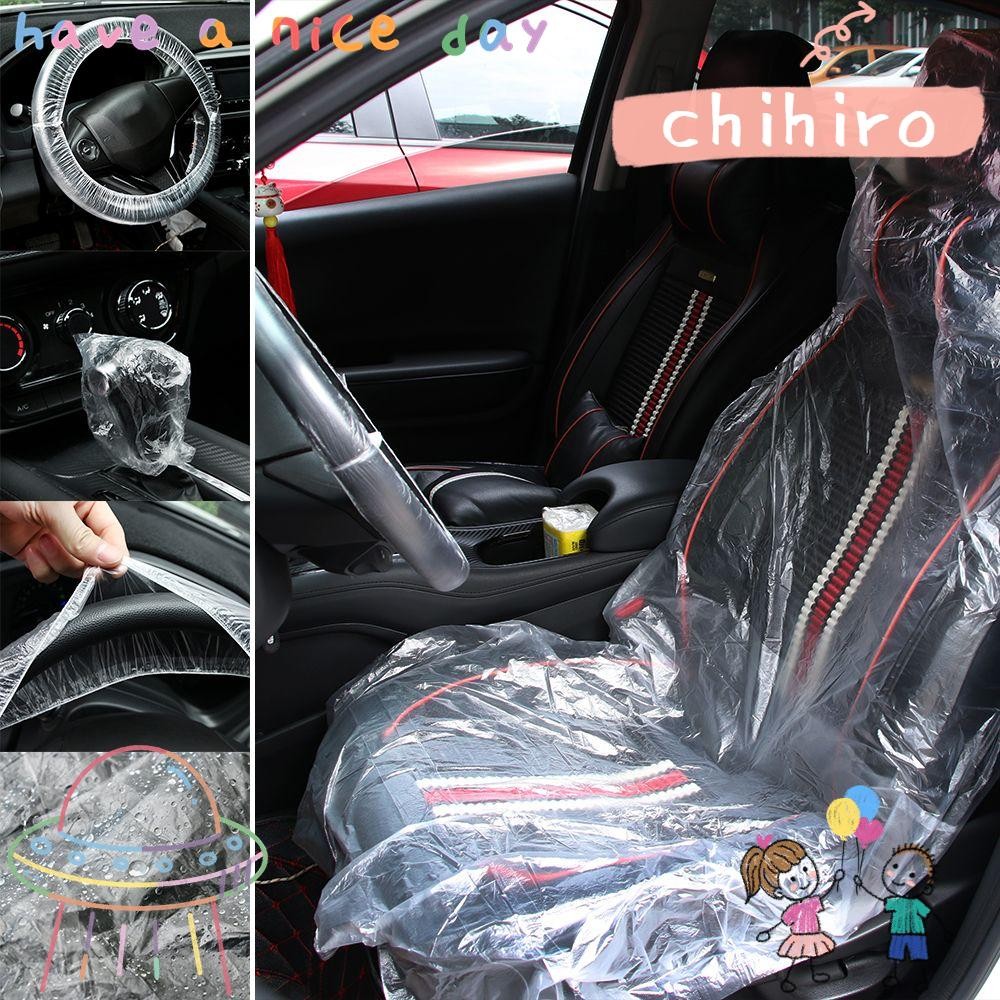 CHIHIRO1 10/20/50pcs Steering Wheel Cover Isolation Transparent Plastic ...