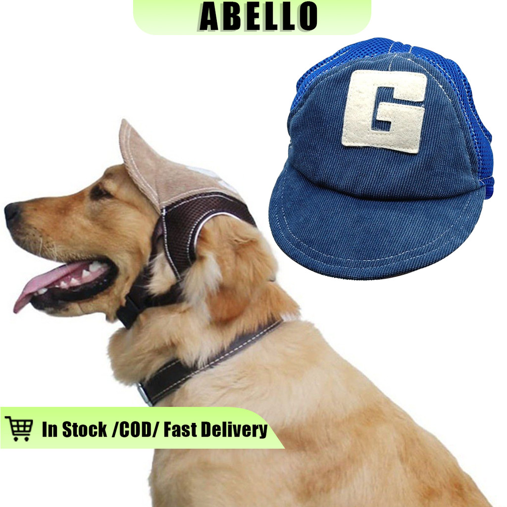Dog Cap Hat Large Dog Baseball Cap Sun Protection Outdoor Dog Hat Pet ...