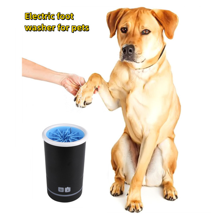 Pet Automatic Foot Washing Cup, Dog Claw Washing Machine, Electric Foot ...