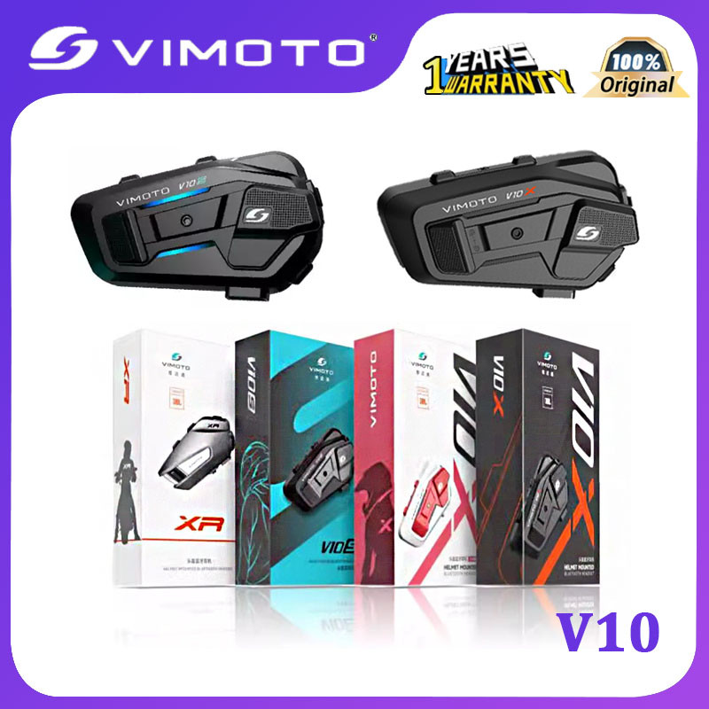 VIMOTO V10 Motorcycle Helmet Bluetooth Earphones PRO Full Helmet V9S ...