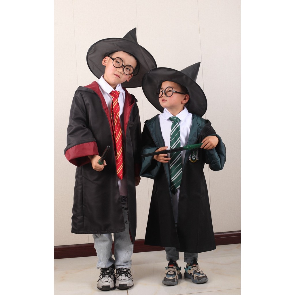 Potter Wizarding Robe Cosplay Costume Harry Halloween Cloak Wizarding ...