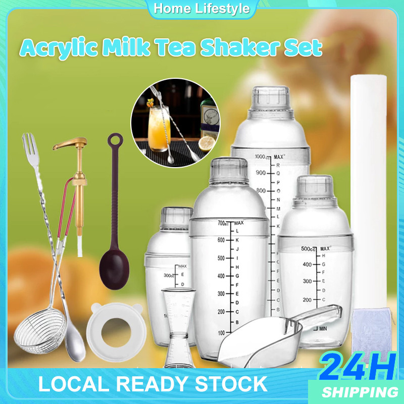 1000ml Milktea Basic Equipment Set | Shaker Stirrer Strainer Scoops ...