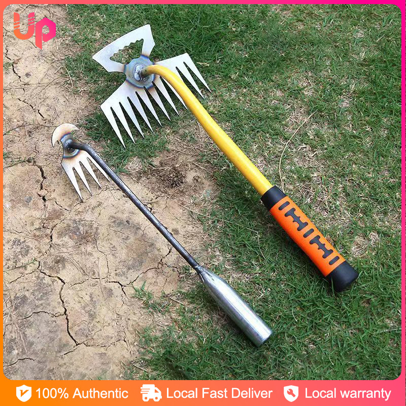 11Teeth Weeding Uprooting Tool Multi Purpose Kalaykay for Garden Grass ...