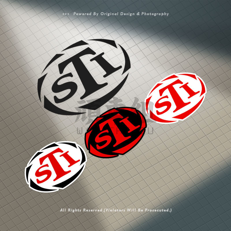 Sti US Military Industrial Military Label Body Sticker Car Sticker ...