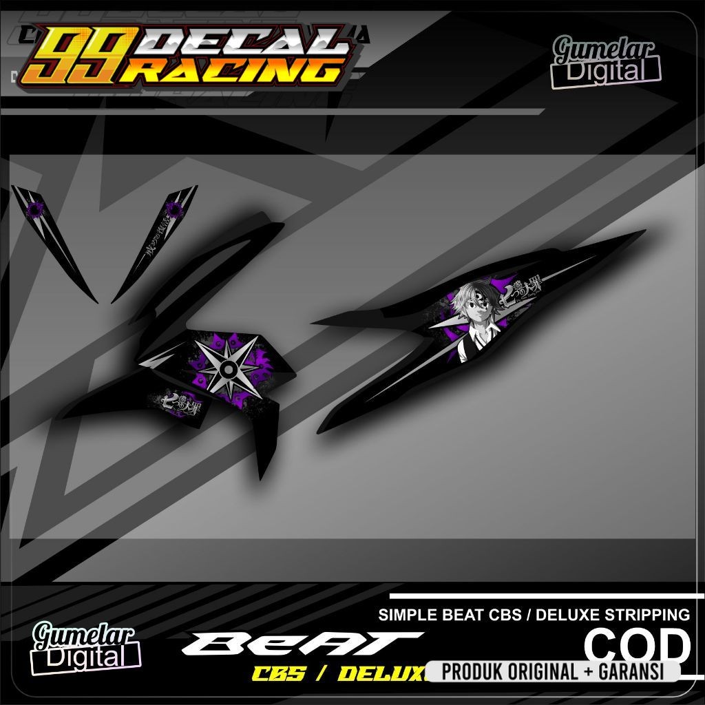 Simple STRIPPING FOR HONDA BEAT DELUXE BEAT STREET MELIODAS NANTSU NO ...