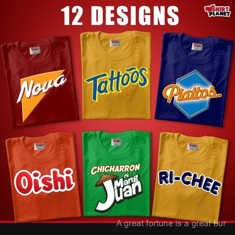 Custom New Filipino Snack Inspired Tshirt Design Tattoos Piatos Cheepy ...