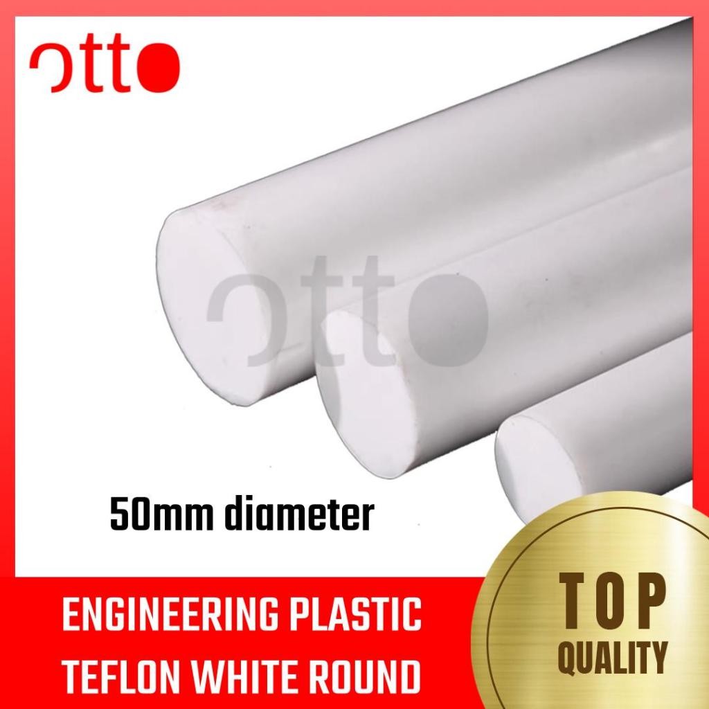 Teflon Round Bar (Diameter: 50mm to 130mm) (Length: 90mm) | Shopee ...