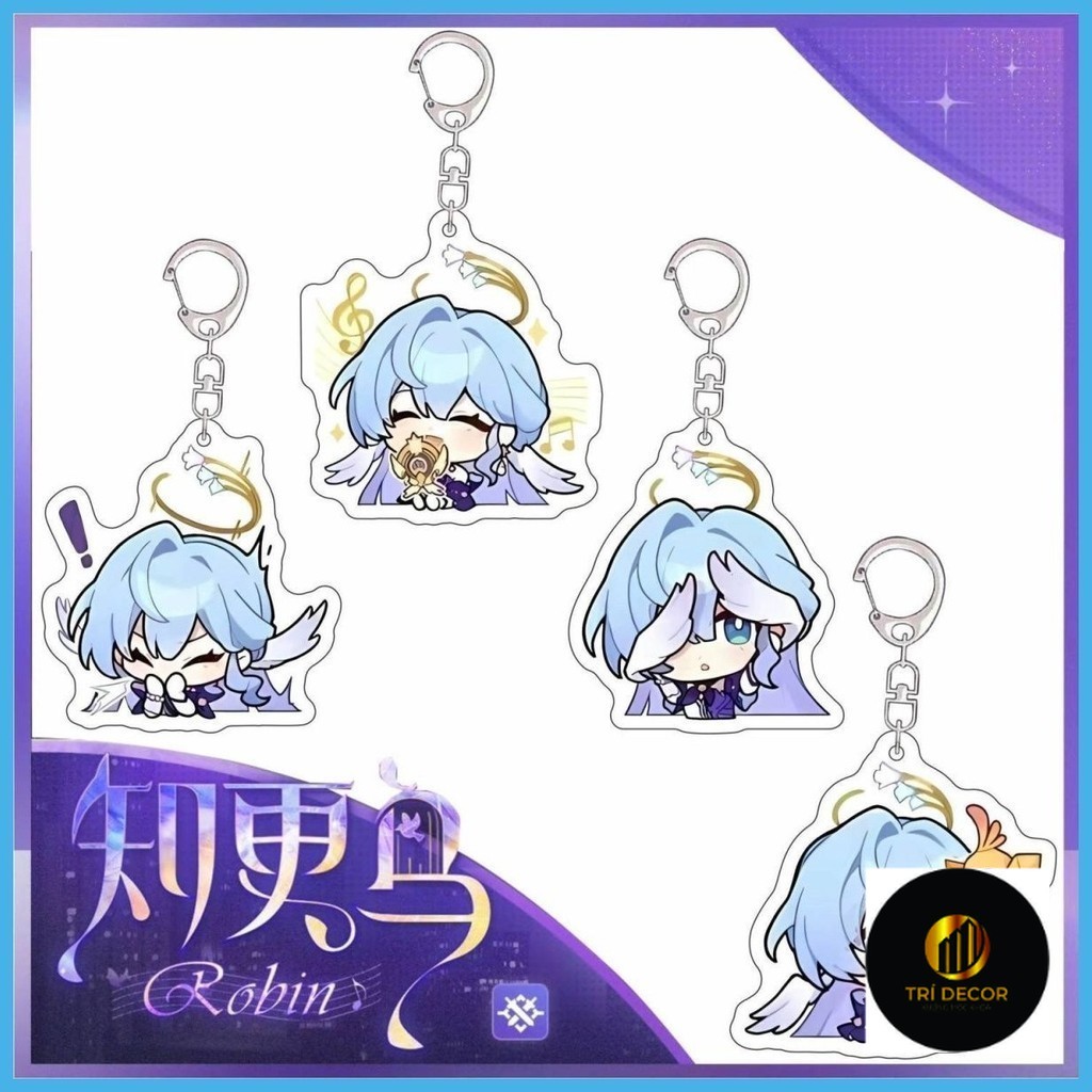 Honkai Keychain: Star Rail March 7th Blade Tinyun JingYuan Franz Kafka ...