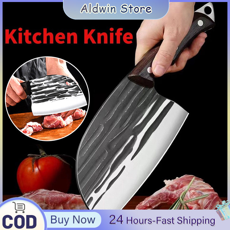 ALDWIN Japanese Knife Kitchen Knife Traditional Handmade Chef's Chopper ...
