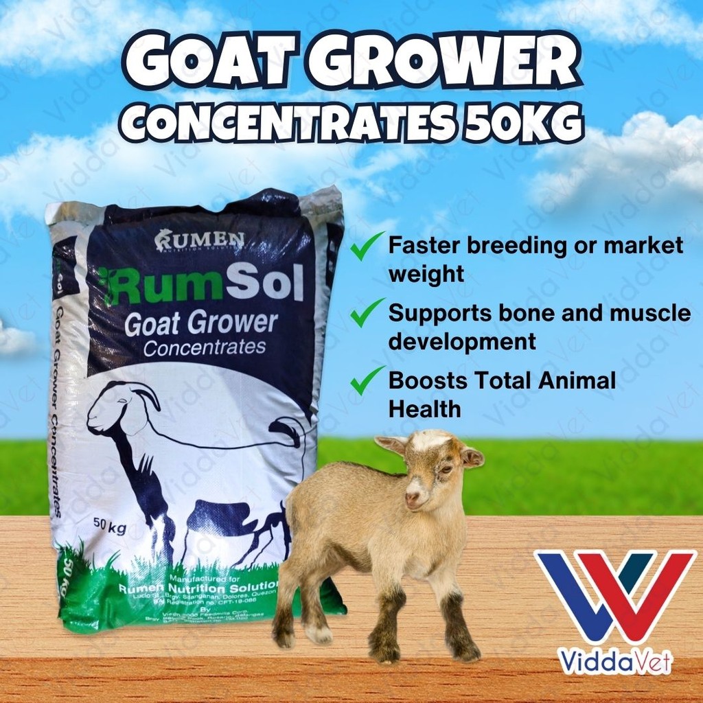 RUMSOL CATTLE FEEDLINE GOAT GROWER50KG Nutritional Grower Growth Mix ...