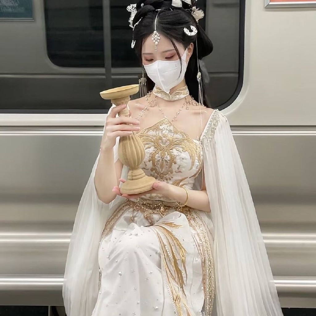 Exotic Dunhuang Flying Western Princess Dancer White Elf Exotic ...