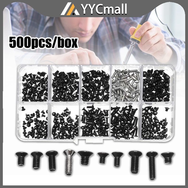 500pcs/set Computer Motherboard Screws Kit PC Repair Screws Set Laptop ...