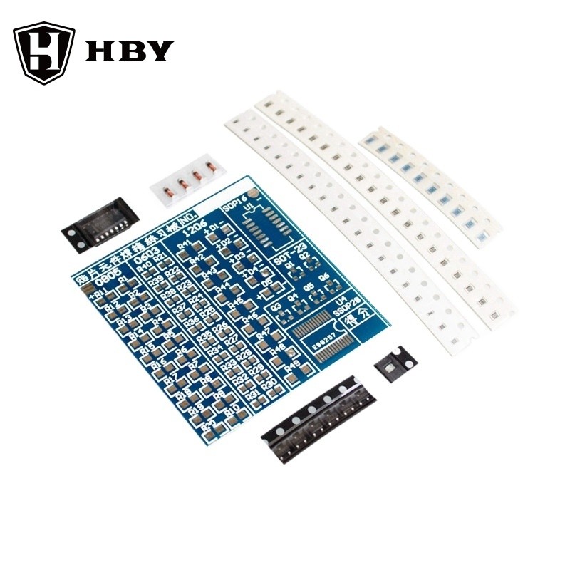 DIY Circuit Board PCB SMT SMD Soldering Practice Board DIY Kit Fanny ...