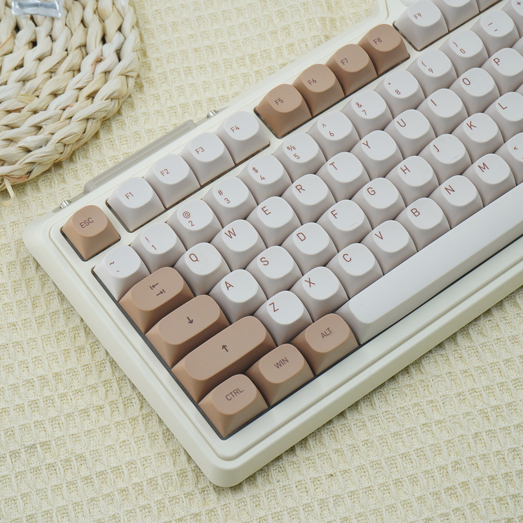 Ma Height Keycap Tiramisu Theme pbt Opaque Small Full Set Round Cute ...
