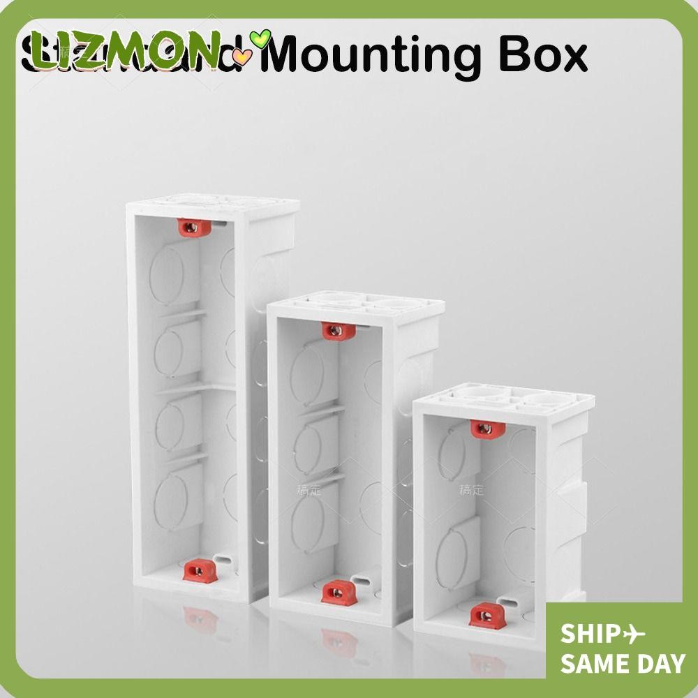 LIZMON Standard Mounting Box, Plastic PVC Universal Internal Cassette ...