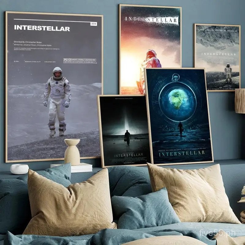 Interstellar Classic Sci-Fi Movie Self-adhesive poster Kraft Paper ...