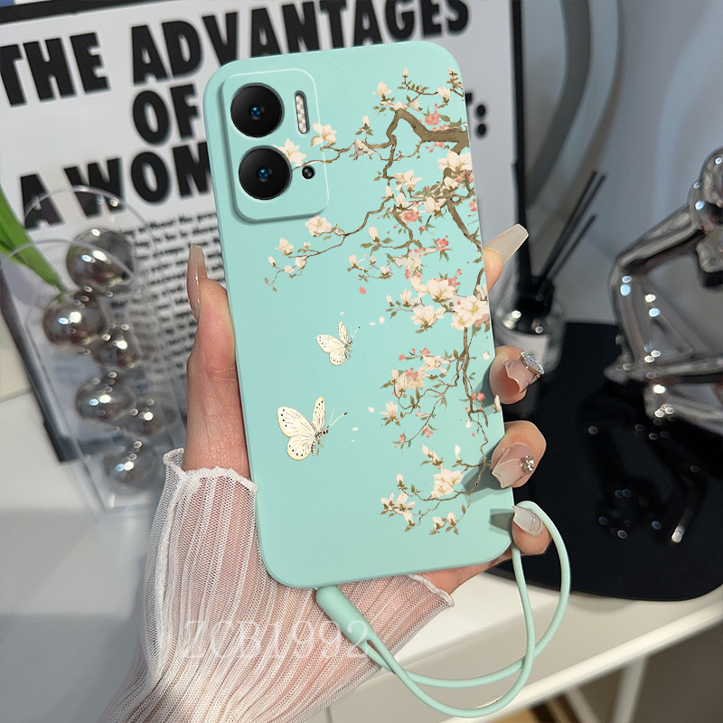Casing Huawei Honor X7 X7A X7B TPU phone case with white butterfly ...