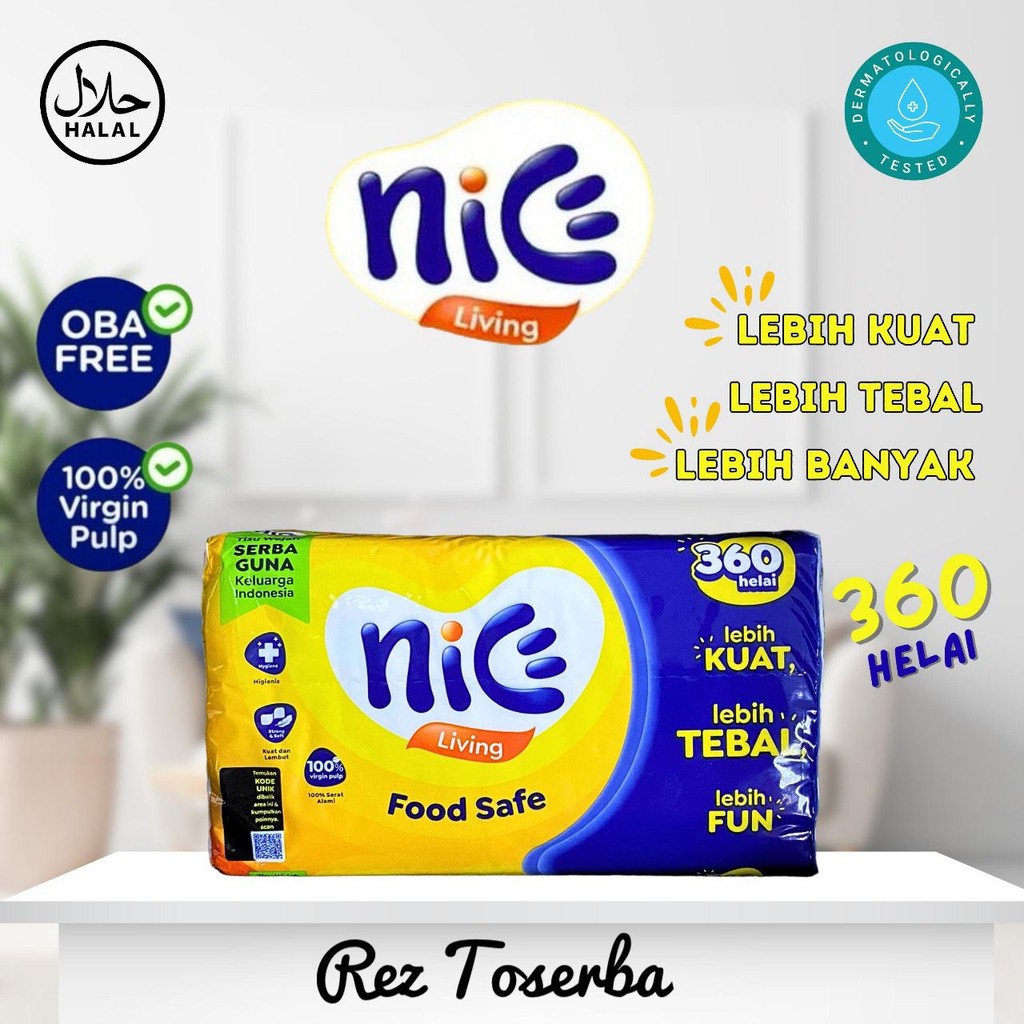 Nice Tissue 180 sheets 2 ply Facial Tissue | New Packaging Soft Facial ...