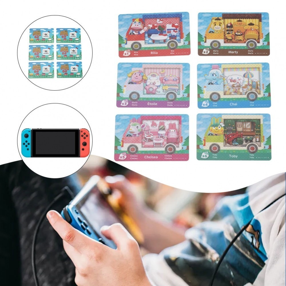 For Animal Crossing Sanrio NFC Amiibo Cards Mega Bundle Toby Chai Marty ...