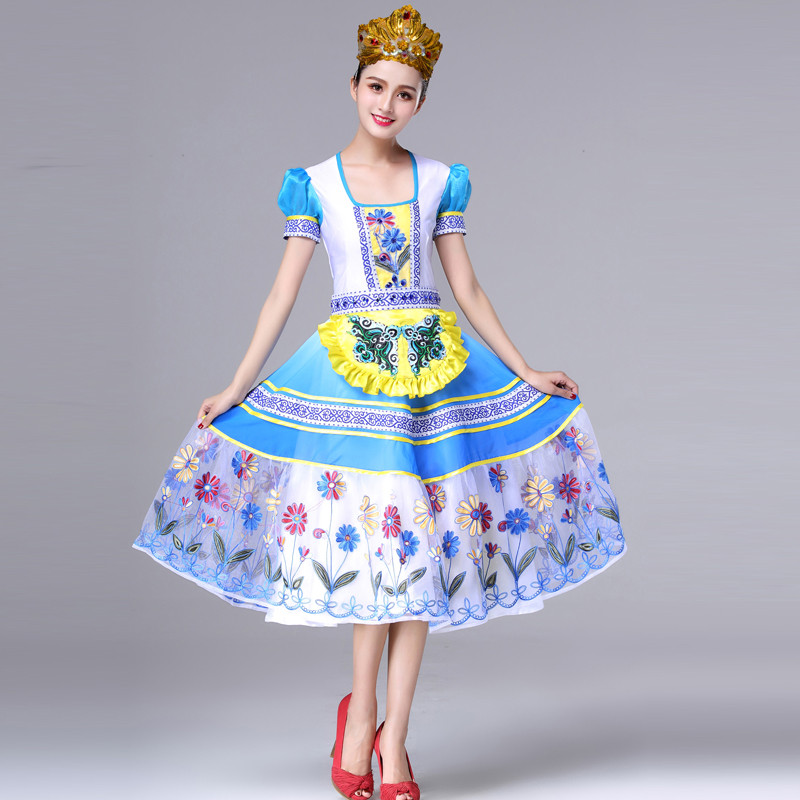 Russian Ethnic Dance Costume Foreign Costume European Court Costume ...