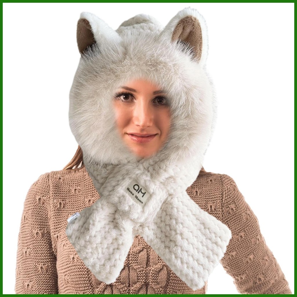 Animal Hats For Adults Slouchy Beanie Cute Animal Ears Hat Animal Ears ...