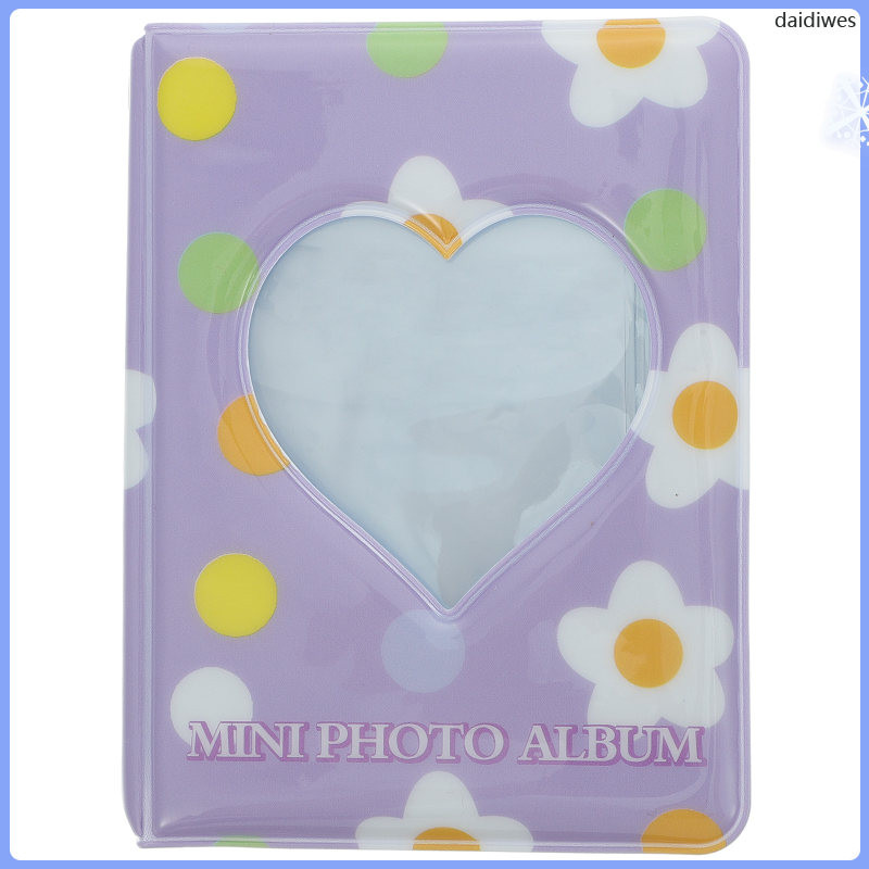Photobook Album Heart Shaped Picture Frame Mini Small Cards Baby Books ...