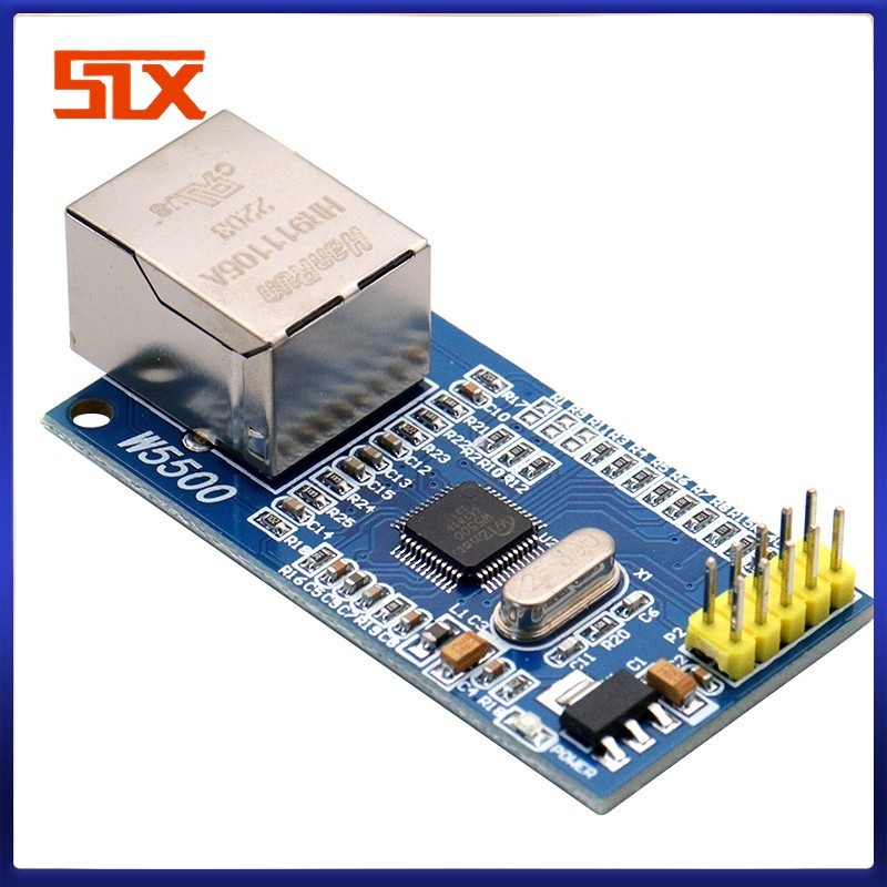 W5500 Ethernet Module Hardware TCP/IP Agreement Stack 51/STM32 Drive Development Board Network ...