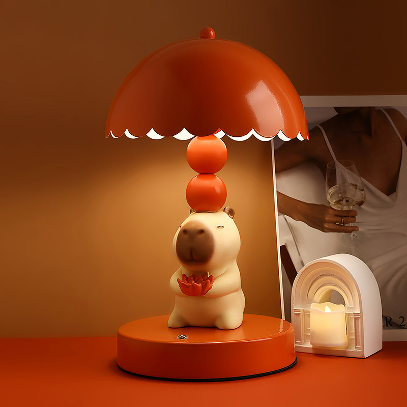 Nordic Creative Capybara Rechargeable Table Lamp,Modern Home Decoration ...