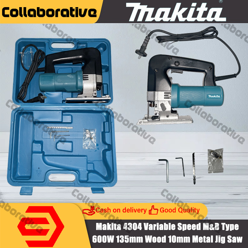 Makita 4304 Variable Speed M&B Type 600W 135mm Wood 10mm Metal Jig Saw ...