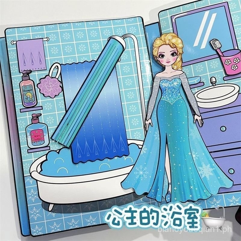 New Frozen Quiet Book GirldiyHandmade Toy Princess Elsa Changing ...