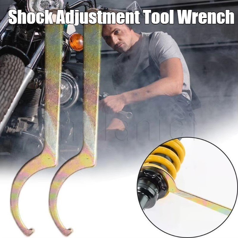 Shock Adjustment Wrench - Adjustment Motorcycle C-shape Repair Spanner Wrench - Motorcycle ...