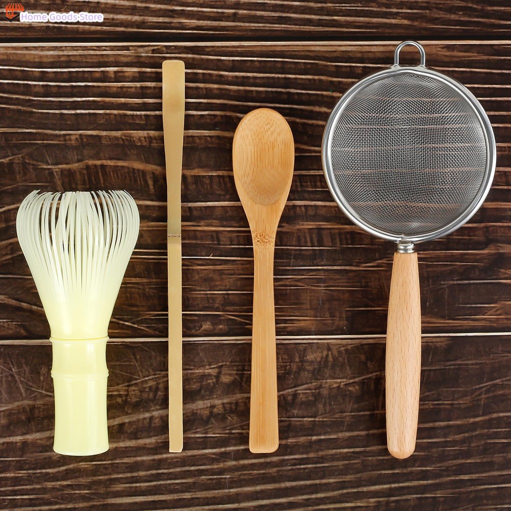 4Pcs Japanese Matcha Tea Set for Beginners Matcha Making Starter Kit ...