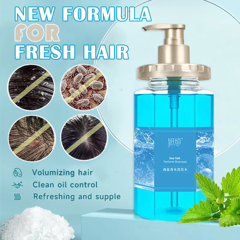 Sea Salt Shampoo Anti Dandruff Shampoo Oil control Psoriasis For Scalp Itching Hair treatment ...