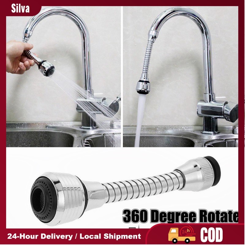 360 Degree Rotate Water Saving Tap Aerator Water Faucet Bubbler Filter ...