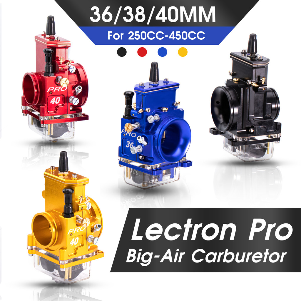 36 38 40mm High Velocity Lectron PRO-SERIES Carburetor For YZ250F ...