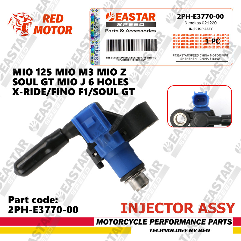 Injector Assy for MIO I125 /MIO SOUL I 125 / M3 6 Holes 2PH-E3770-00 ...