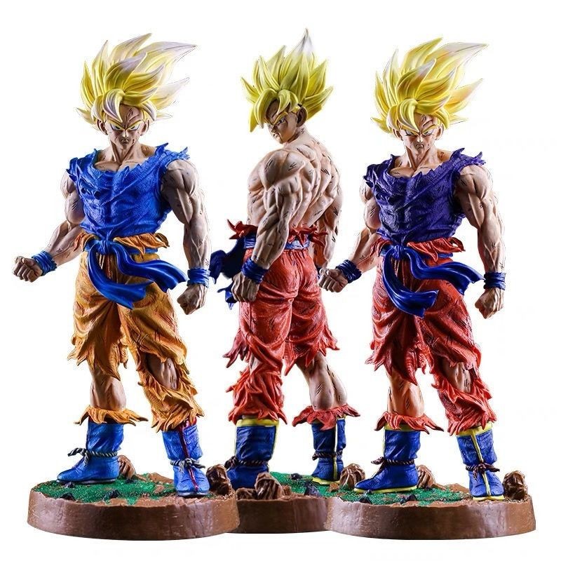 Dragon Ball Goku Super Saiyan Figure with Base | Shopee Philippines