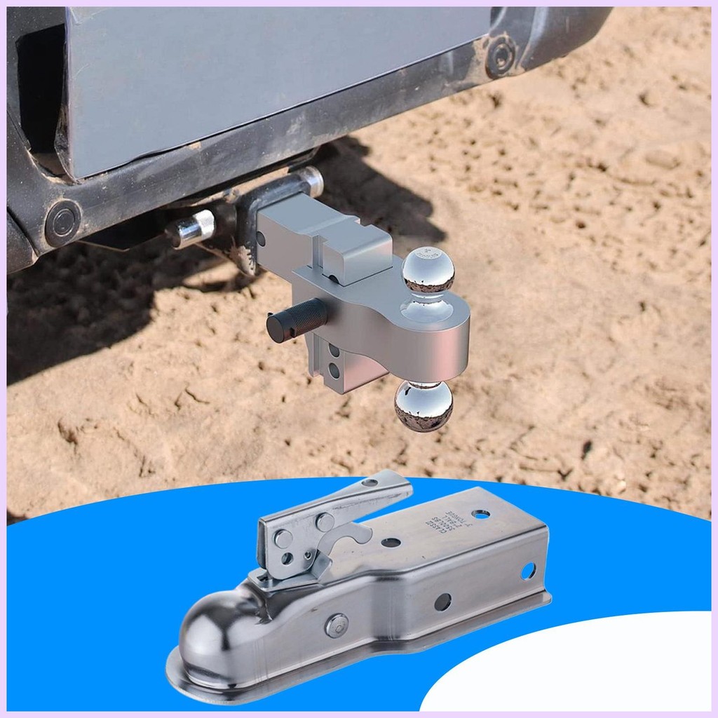 Tongue Trailer Coupler Ball Hood Trailer Accessories Coupling Connector ...