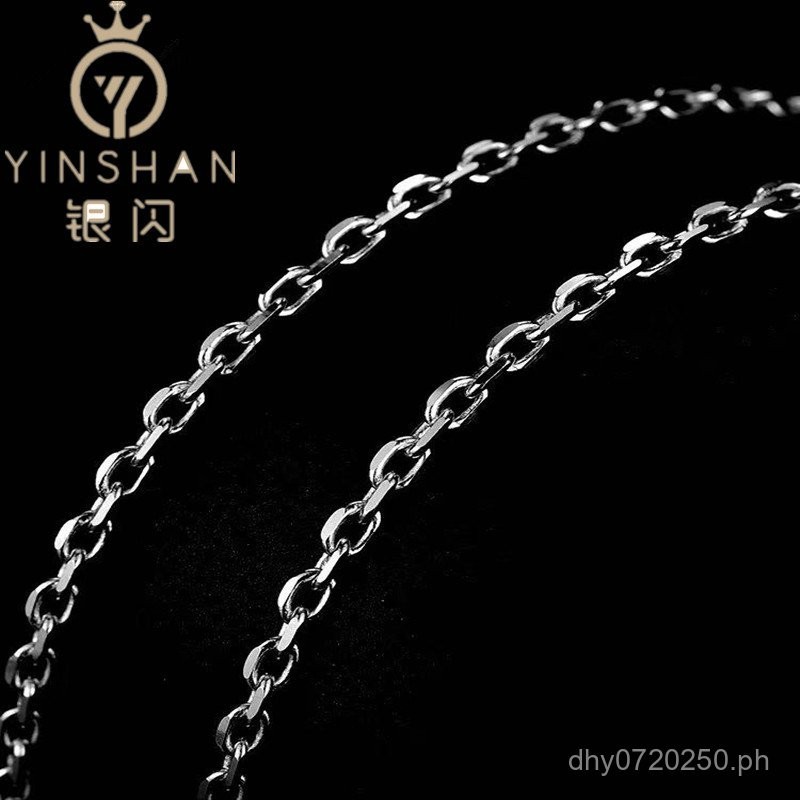 O Exquisite Chain Link Design Cross chain S925Silver Accessories Chain ...