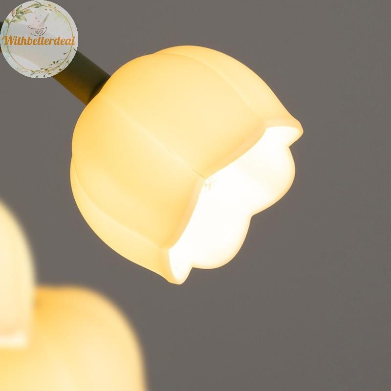 Withbetter LED Flower Table Lamp Decorative Desk Light Creative Design ...