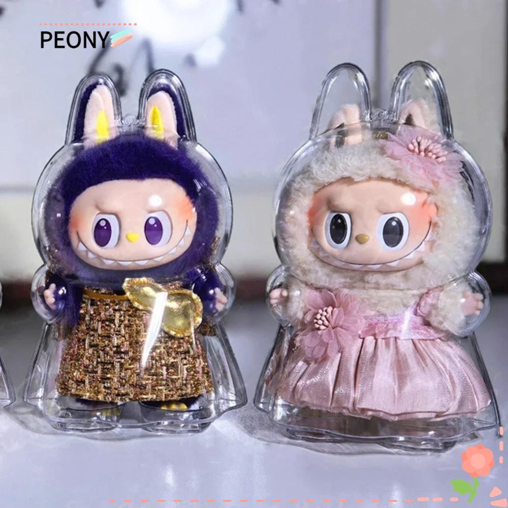PEONYPH Labubu Dust Proof , Acrylic POP MART Labubu Protective Cover ...