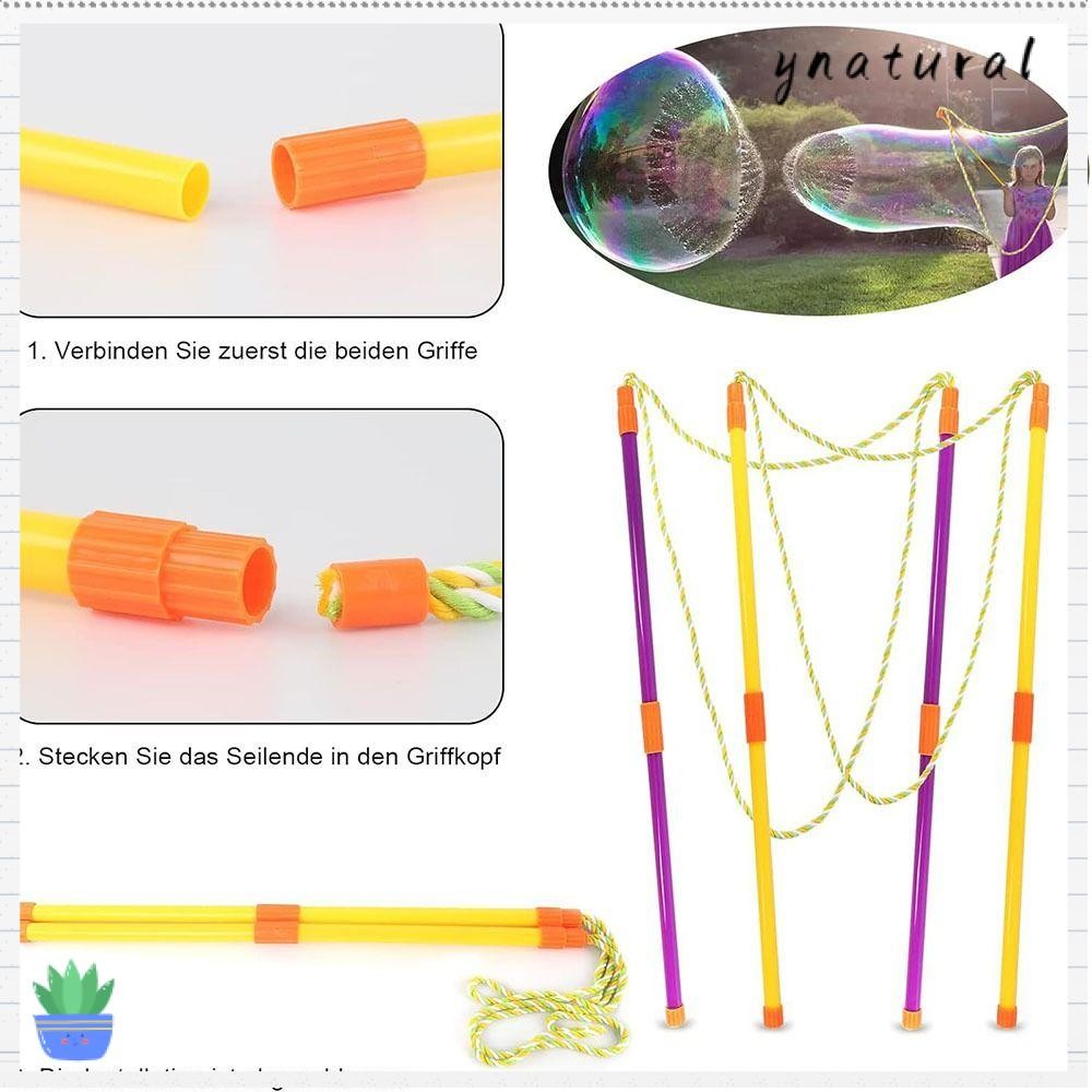 YNATURAL Bubble Rop, Summer Bubble Activity Toys Large Bubble Wand ...