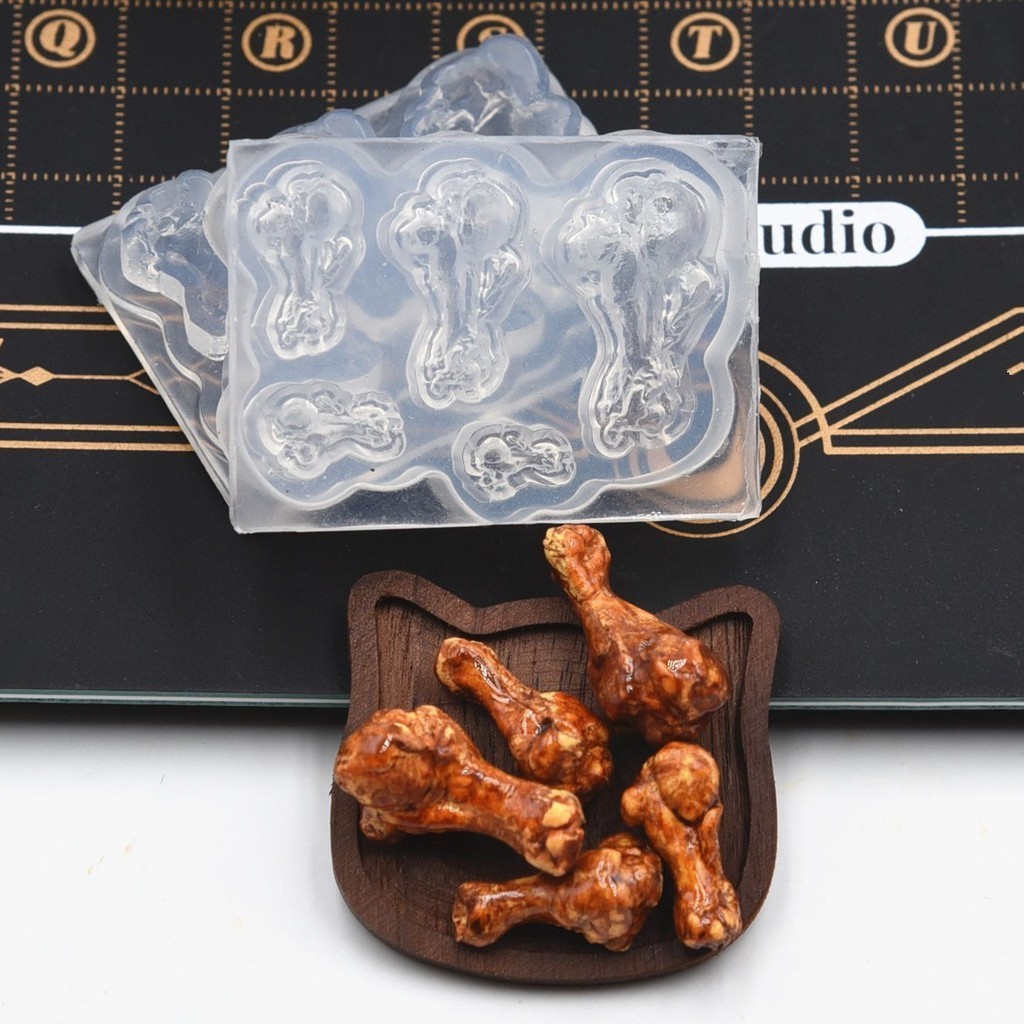 Miniature Simulation Clay Candy Toy Mini Chicken Leg diyChicken Leg ...
